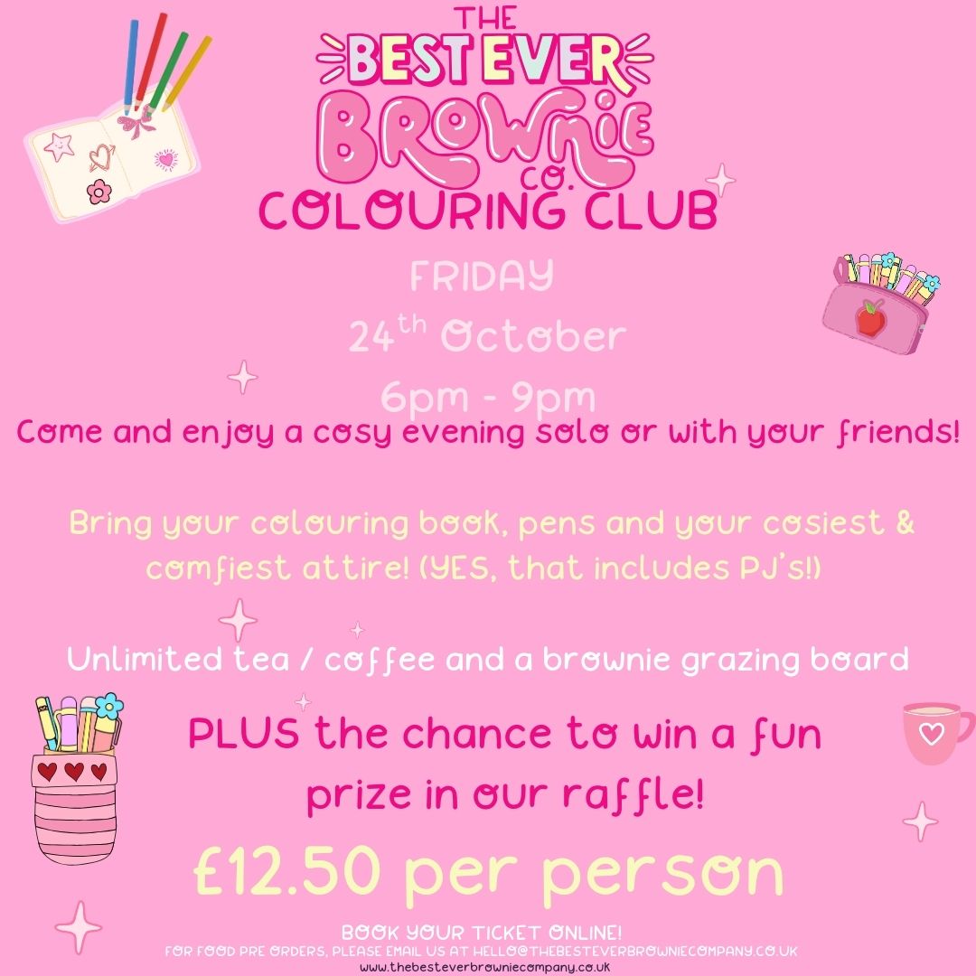 The Barn Cafe Colouring Club – The Best Ever Brownie Company